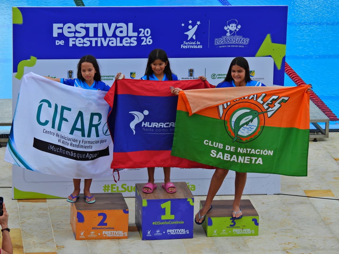 Mariana Arroyave arrasa en el Baby Natación 2026 - Korraleja.co